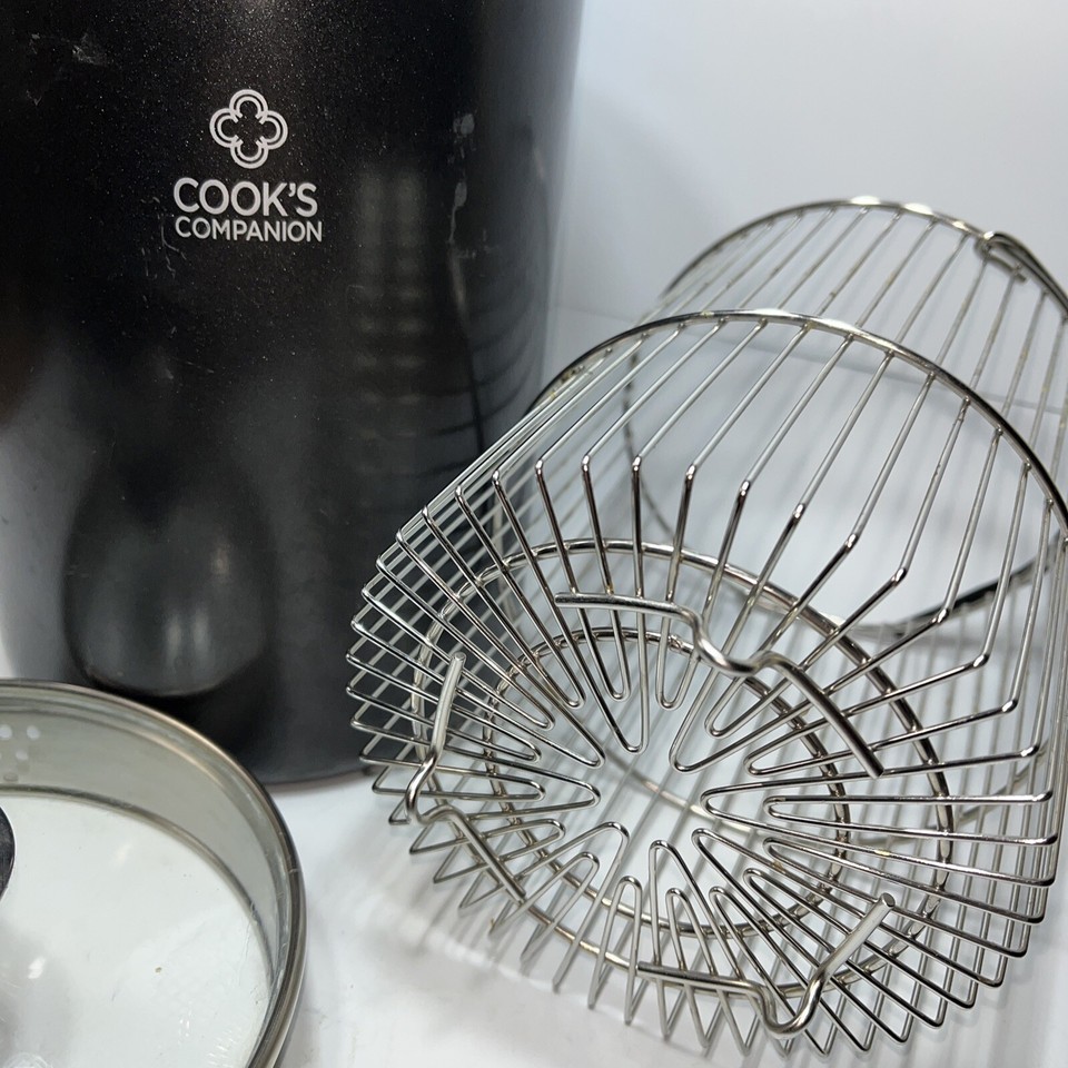 COOK'S COMPANION 12 CUP VERTICAL POT UTILITY BASKET ASPARAGUS Steamer ...