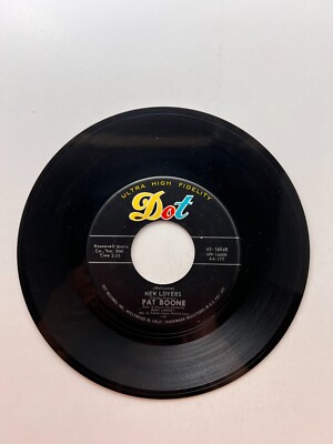 B64 Pat Boone: (Welcome) New Lovers/ Words - 1960 Dot Records 45-16048 ...