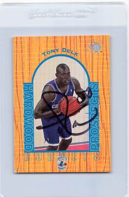 1996/97 UD3 #10 Tony Delk Hornets Signed Auto *J9216 | eBay