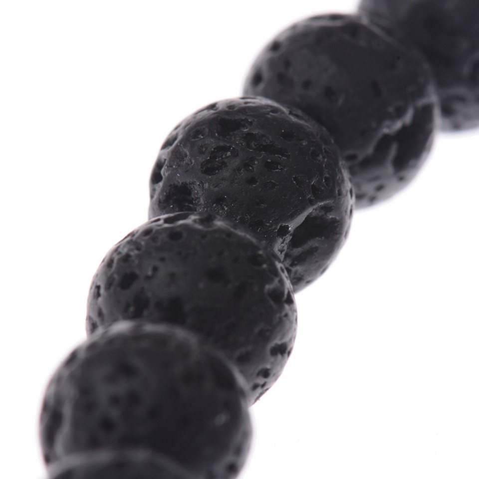 Natural Lava Stone Volcano Beads Round 4mm 6mm 8mm 10mm 12mm 14mm 15.5 ...