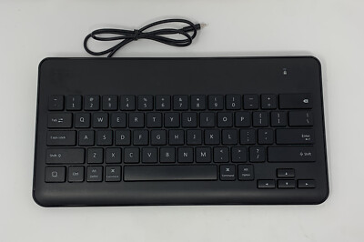 Kensington Wired Keyboard Lightning Connector iPad K72447WW Black Model ...