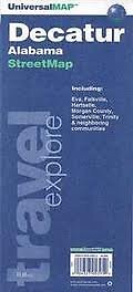 DECATUR, AL (CITY & COUNTY STREET FOLDING MAPS) By Universal Map ...