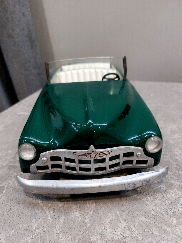 Vintage USSR Tin Metal Toy ZIM GAZ BIG 35 cm. Car Cabrio Limousine ...