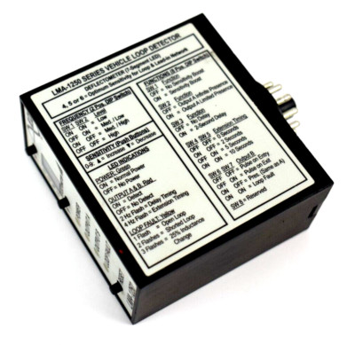 EDI LMA-1250-HV Vehicle Loop Detector, 11-Pin 220/120VAC ~ 50/60 Hz ...