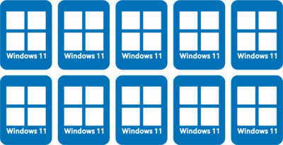 80 Windows 11 stickers Decals for laptops computers | eBay UK