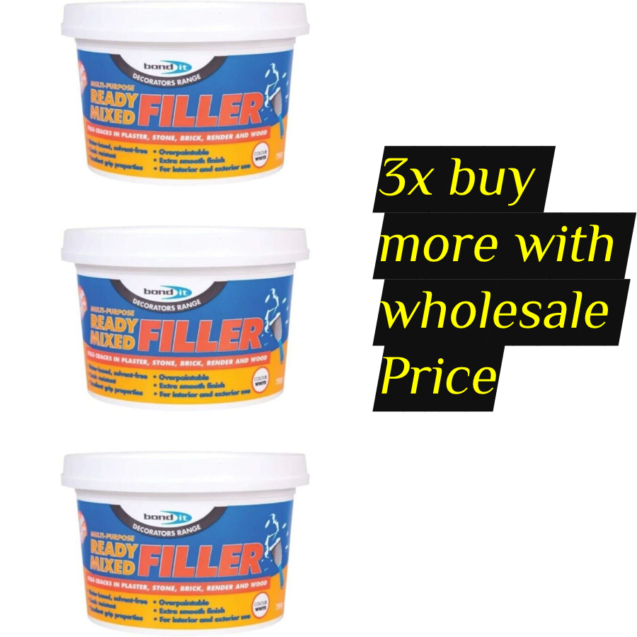 Bond It 750g Ready Mixed Multipurpose Wall Plaster Filler for Seamless ...
