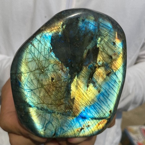 910g Natural Gorgeous Labradorite Quartz Crystal Stone Specimen Healing ...