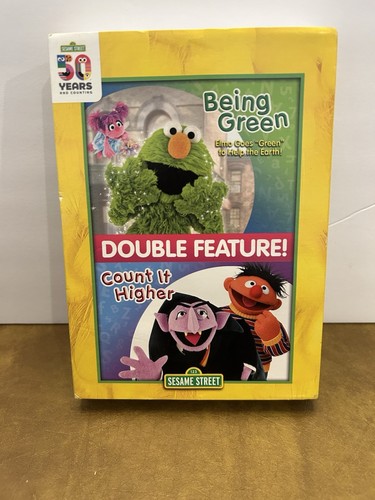 Sesame Street DVD Double Feature, Count It Higher And Being Green, Elmo ...