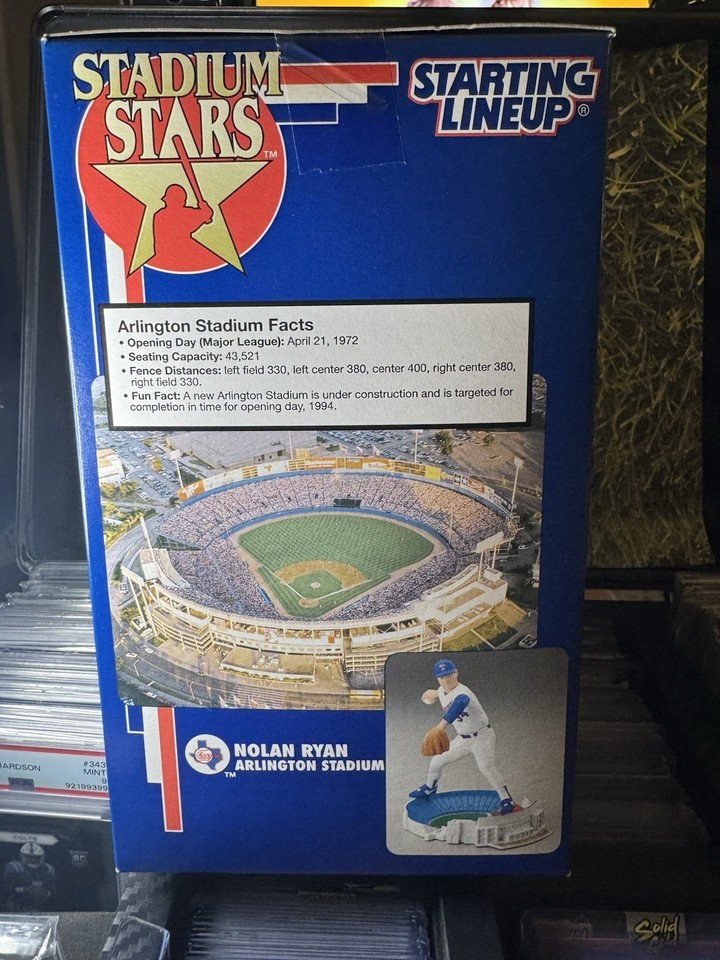 NOLAN RYAN 1992 Baseball Starting Lineup STADIUM STARS - Arlington Stadium | eBay