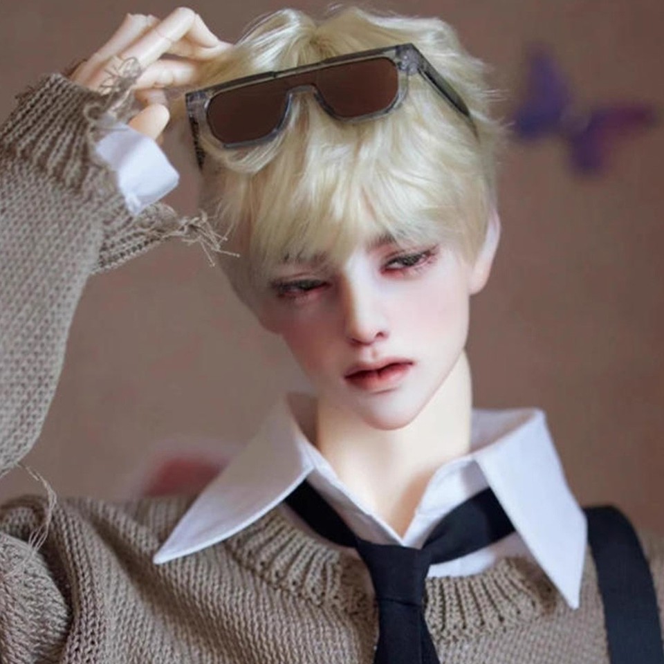 1/3 BJD Doll Handsome Man Boy Bare Male Resin Jointed Body Eyes Face ...
