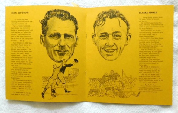 Program of 4th Annual (1965) Elks Sports Award Dinner ~ GB Packers | eBay