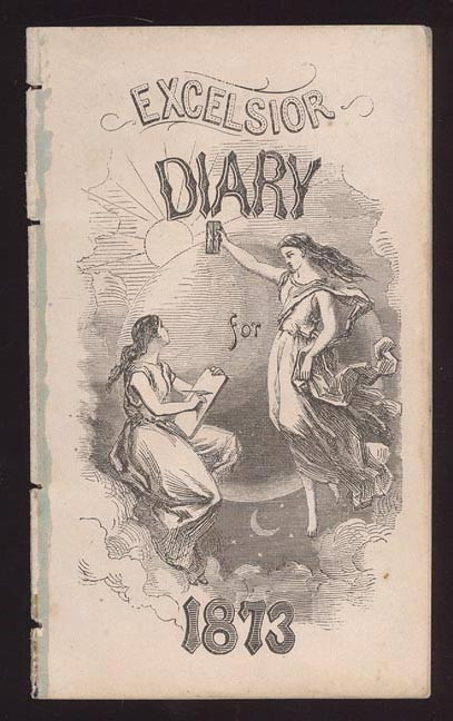 1873 EXCELSIOR CALENDAR + INFORMATIONAL OLD BOOKLET, COMPLETE & ON SALE ...