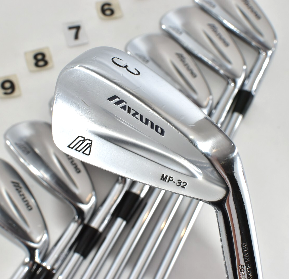 Mizuno MP-32 Forged 8p 3-4-5-6-7-8-9-Pw RH Stiff DG S200 Golf Iron Set ...