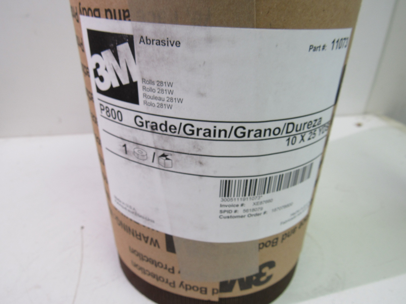 3M 11073 ABRASIVE SANDING SCREEN P800 GRADE 10" X 25 YDS DRYWALL(2 ...