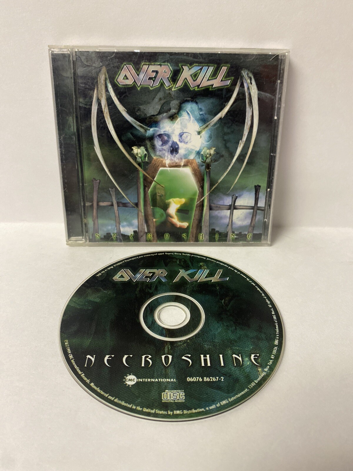 OVERKILL - NECROSHINE Hard Rock Heavy Metal Music CD Compact Disc ...