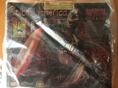 Marvel Zombies Colonel America Bust SDCC 2007, NEW, SEALED! | eBay
