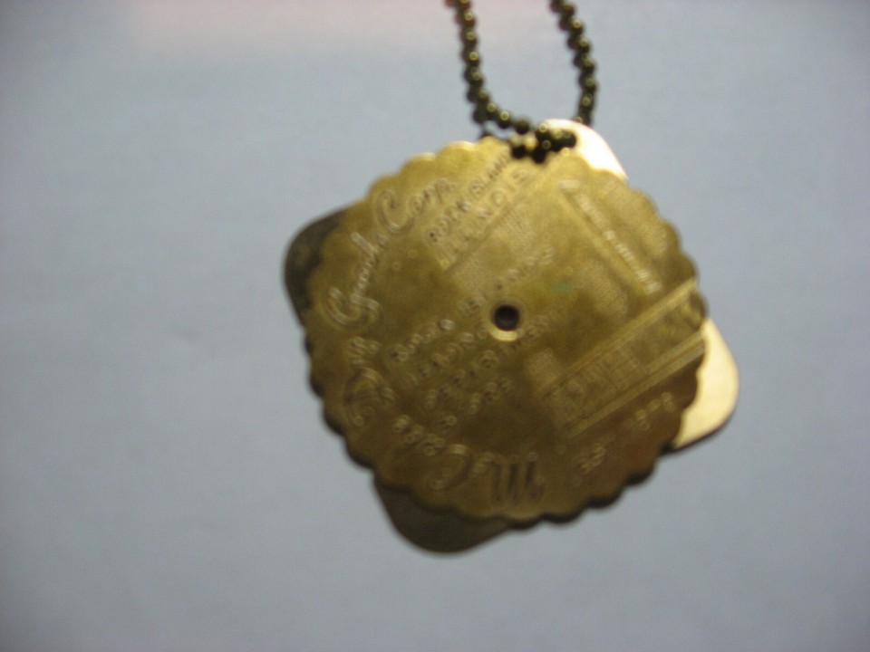 Vintage Key Chain with metal calendar 1969-1996 McCabe Dry Goods Corp ...