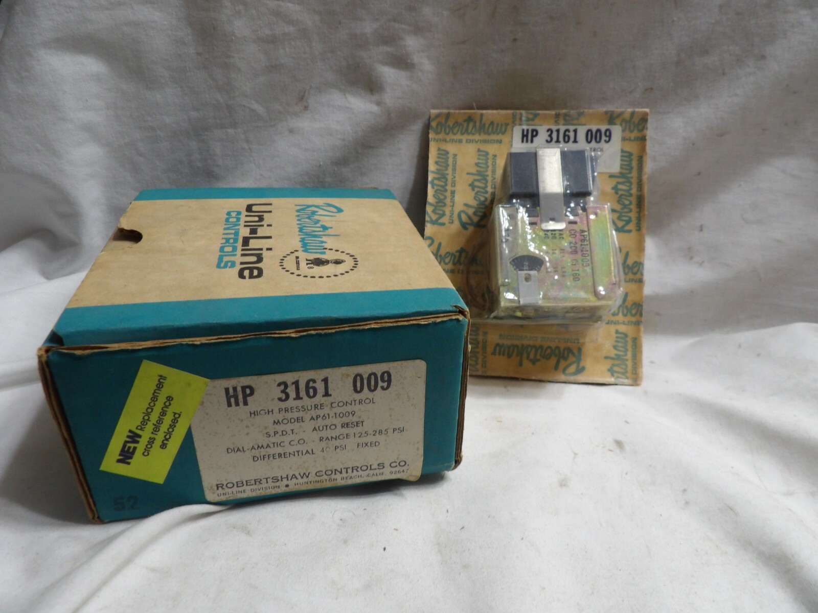 Robertshaw Uni-Line Controls HP 3161 009 High Pressure Control | eBay