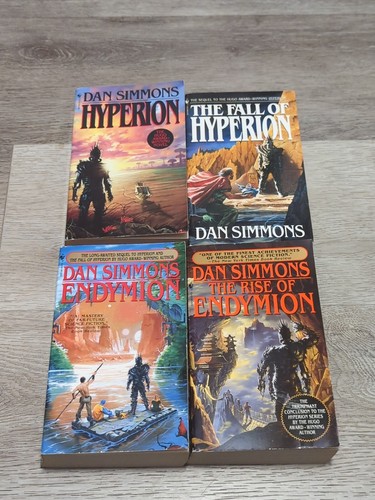 Complete Hyperion Cantos series by Dan Simmons. Classic Sci-fi ...