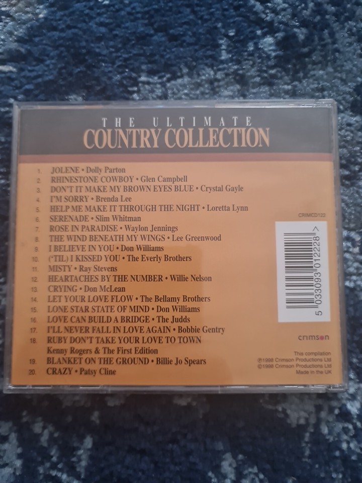 THE ULTIMATE COUNTRY COLLECTION - 20 CLASSICS - VARIOUS ARTISTS (CD ...