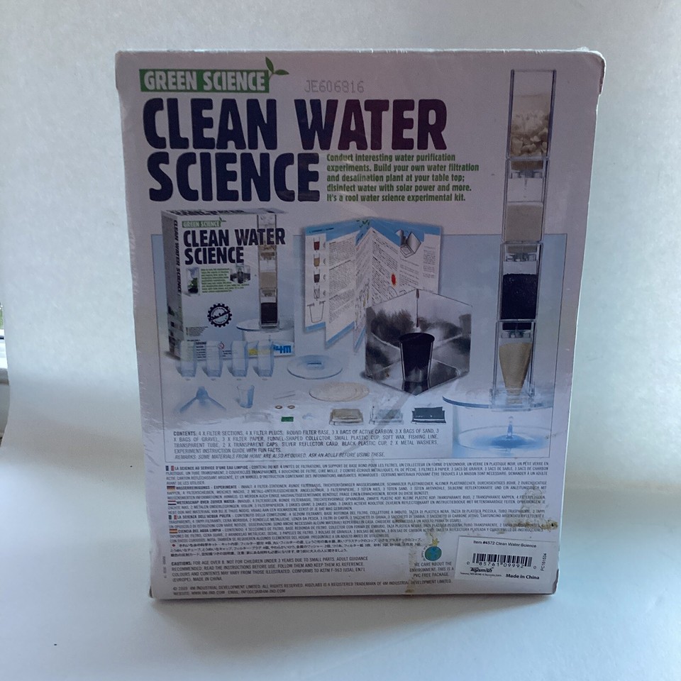 Green Science Clean Water Science Kit Kidz Lab Kids Homeschool Learning ...