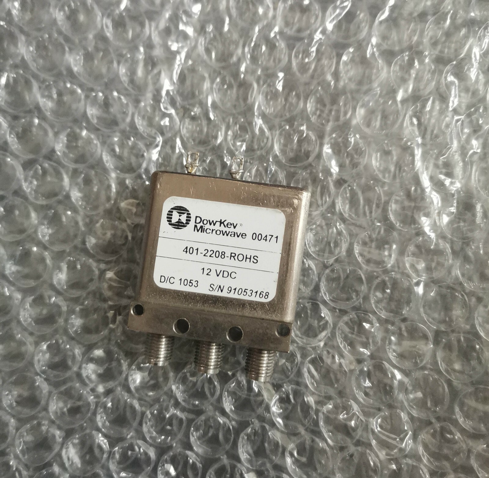 1pc Dow-Key 401-2208-ROHS 12V 18GHz One-two SMA RF coaxial switch | eBay