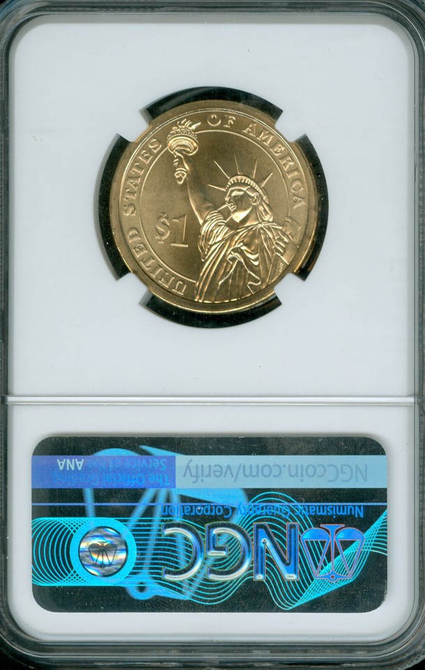 2008 D JOHN QUINCY ADAMS PRES. DOLLAR NGC MS68 BUSINESS STRIKE MAC ...