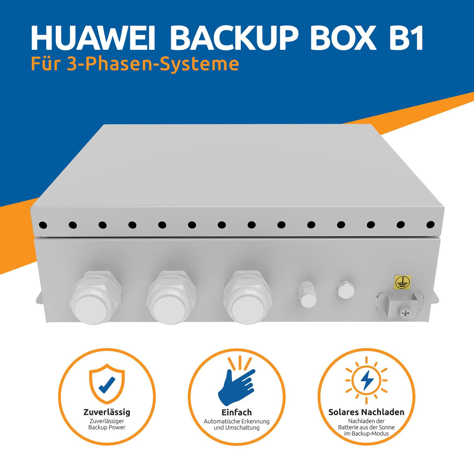 Huawei Backup Box B1 Umschaltbox PV Notstrom Dreiphasig für Huawei ...