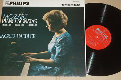 Ingrid Haebler, Mozart -Piano Sonatas- LP Philips, Stereo, Japan near ...