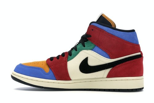 Nike Men's Air Jordan 1 Mid SE Fearless "Blue the Great" | eBay