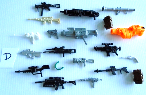 GI Joe Figure WEAPONS ACCESSORY LOT of 20 Hasbro ARAH Vintage Original ...