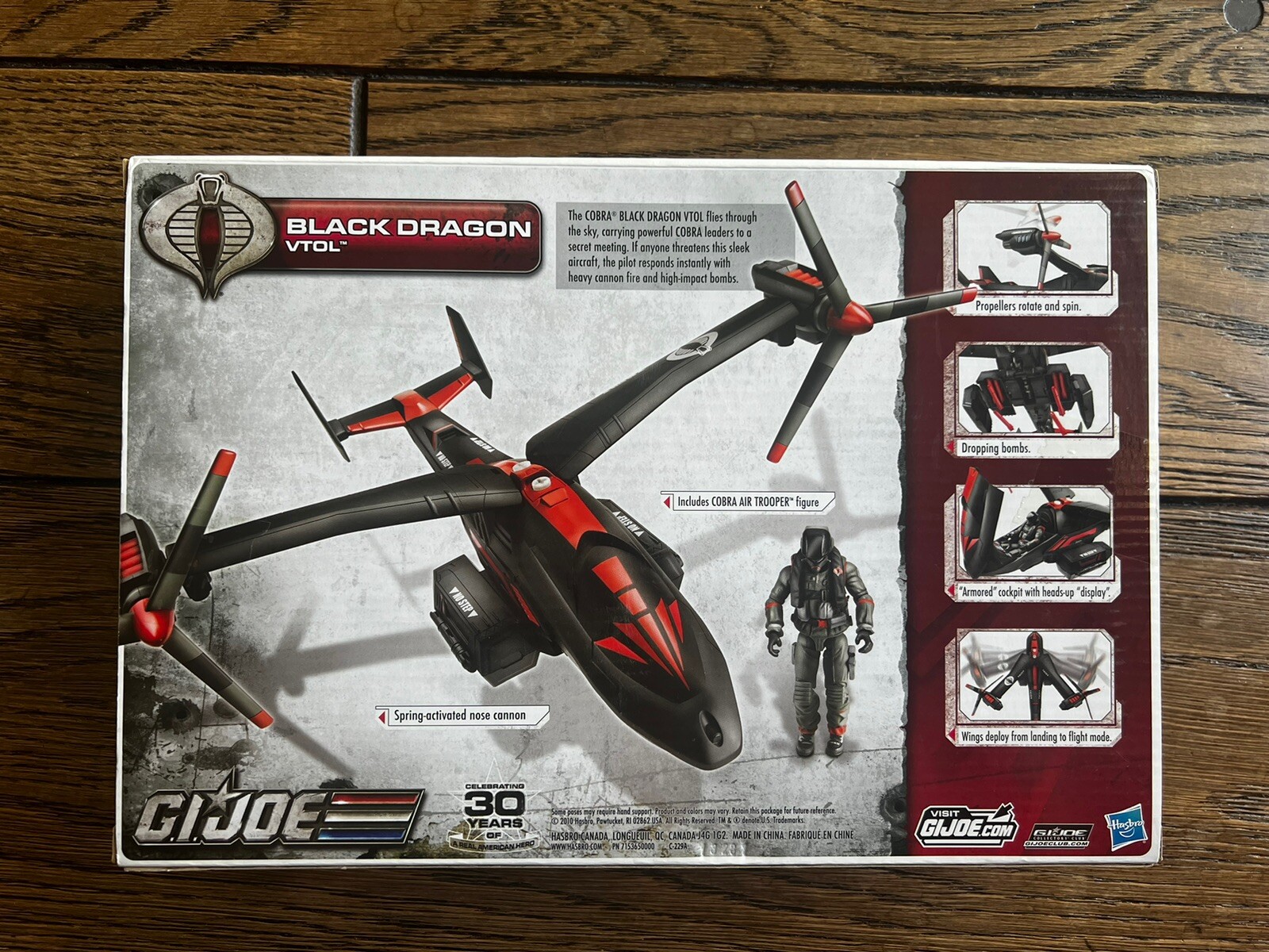 GI Joe Black Dragon 30th Anniversary POC Pursuit Cobra New In Box Great ...