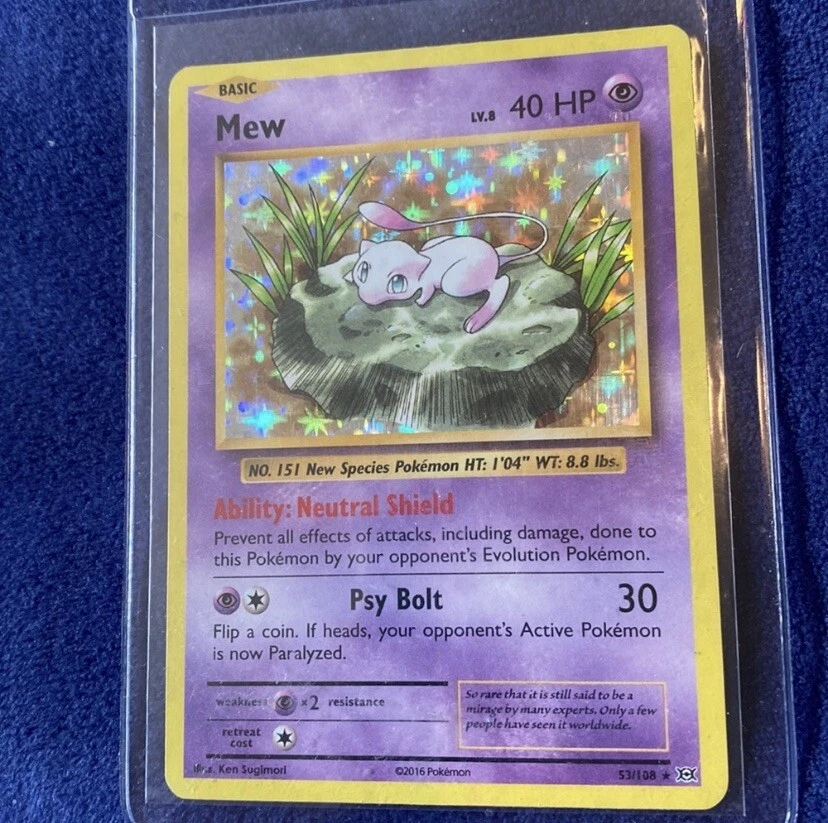 Pokemon Cards Rare Mew