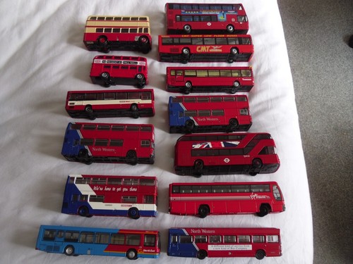 Die Cast Buses Bundle - Die cast bus joblot - 13 Red Buses | eBay UK