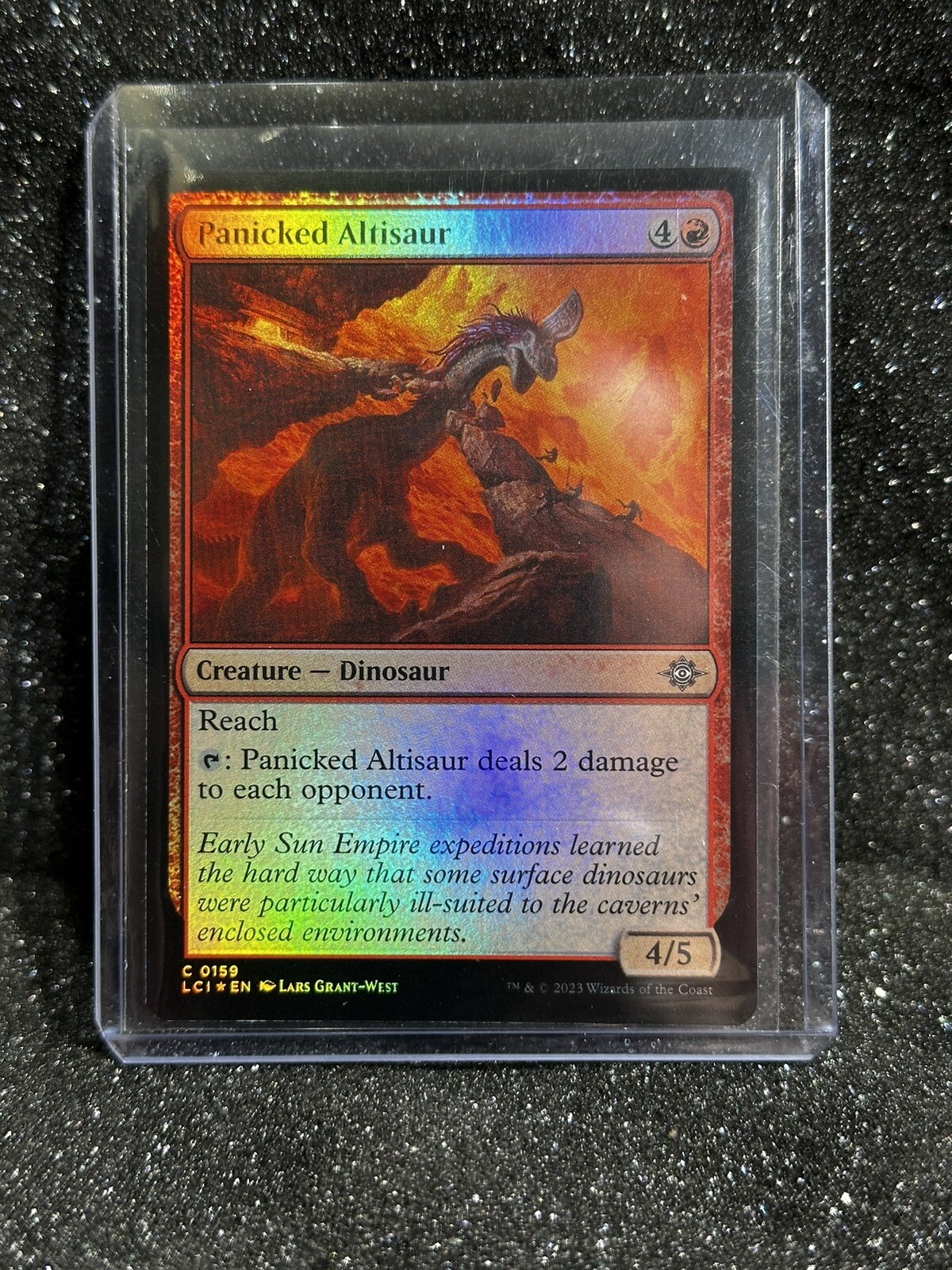 Panicked Altisaur The Lost Caverns of Ixalan Foil #159 MTG | eBay