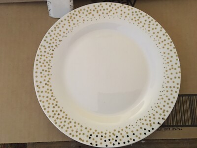 Master cuisine 8” Salad Plate With Golden Tones Trim. | eBay