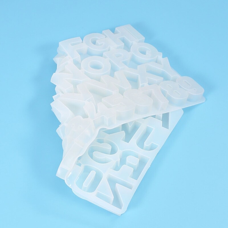 Letter Number Resin Silicone Molds Resin Casting for Educational Toy | eBay