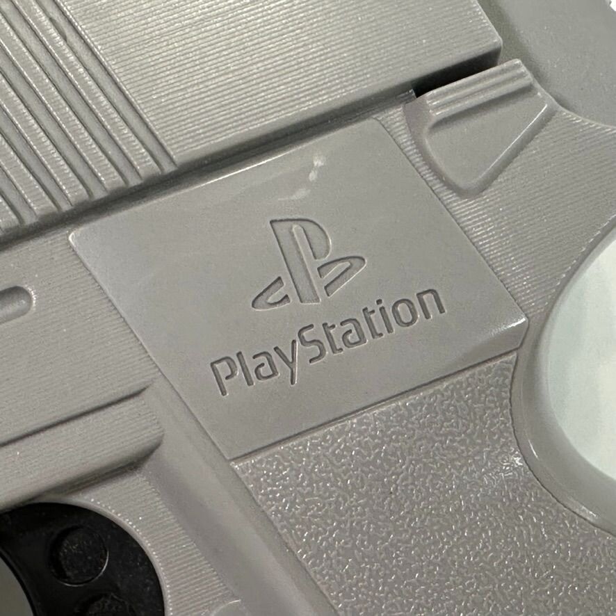 NAMCO x Playstation 1 Guncon NPC-103 PS1 Light Gun Controller 1996 GRAY ...