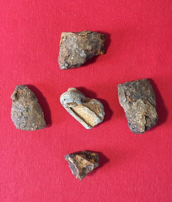 Lot of 5 / Battle of Gettysburg / Civil War / Artillery Shell Fragments ...