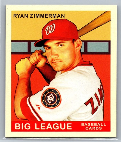 2007 Upper Deck Goudey Ryan Zimmerman Red Back Parallel Nationals #171 ...