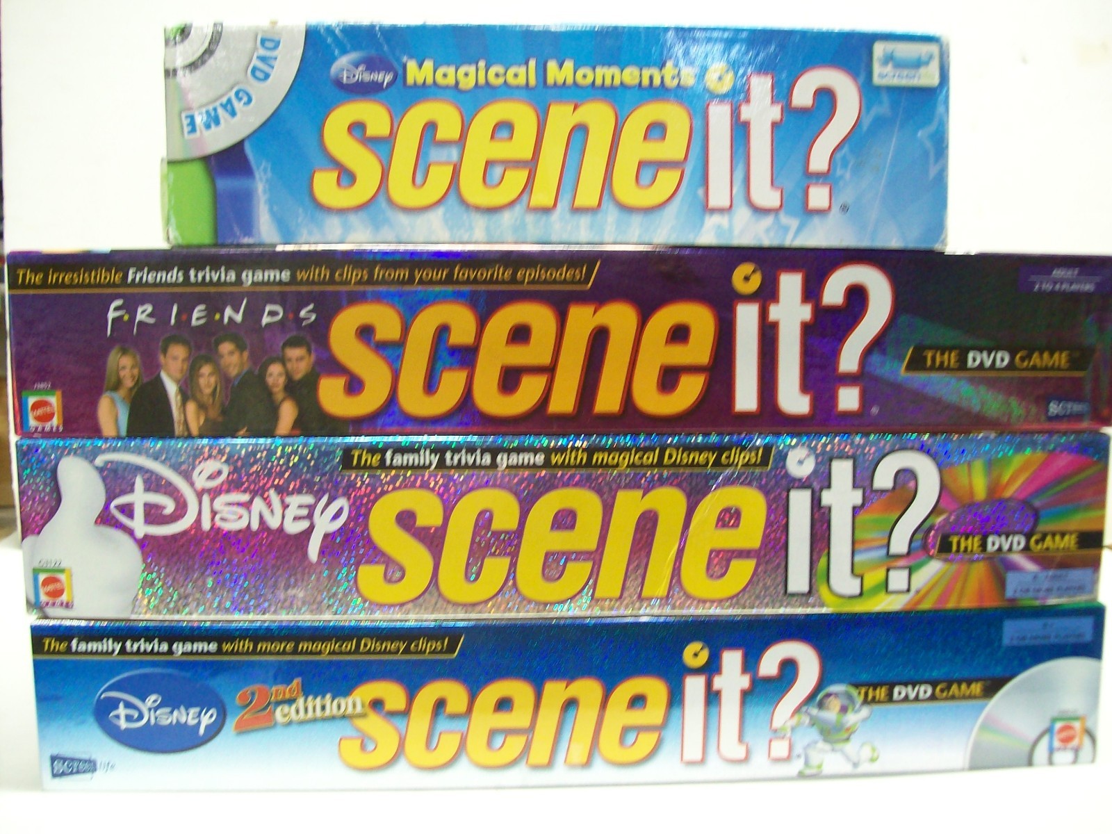Scene It Game Lot of 4 Disney and Friends All Complete with ...