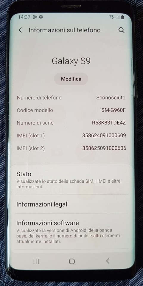 Samsung Galaxy S9 SM-G960F/DS - 64GB NERO - 4G | eBay