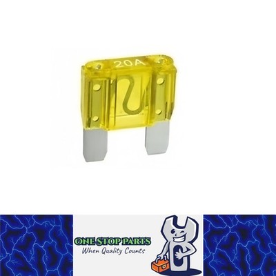 50 x YELLOW 20 AMP MAXI BLADE FUSES 20A 50PCS | eBay Australia
