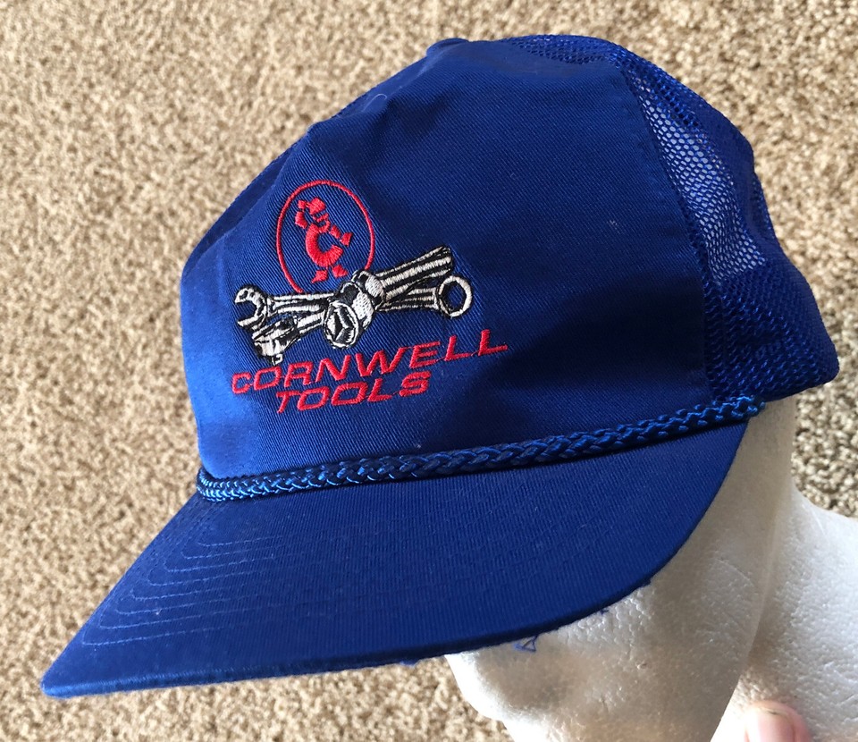 CORNWELL TOOLS Embroidered Logo Hat SnapBack Dad Cap Blue Mesh Cap by ...