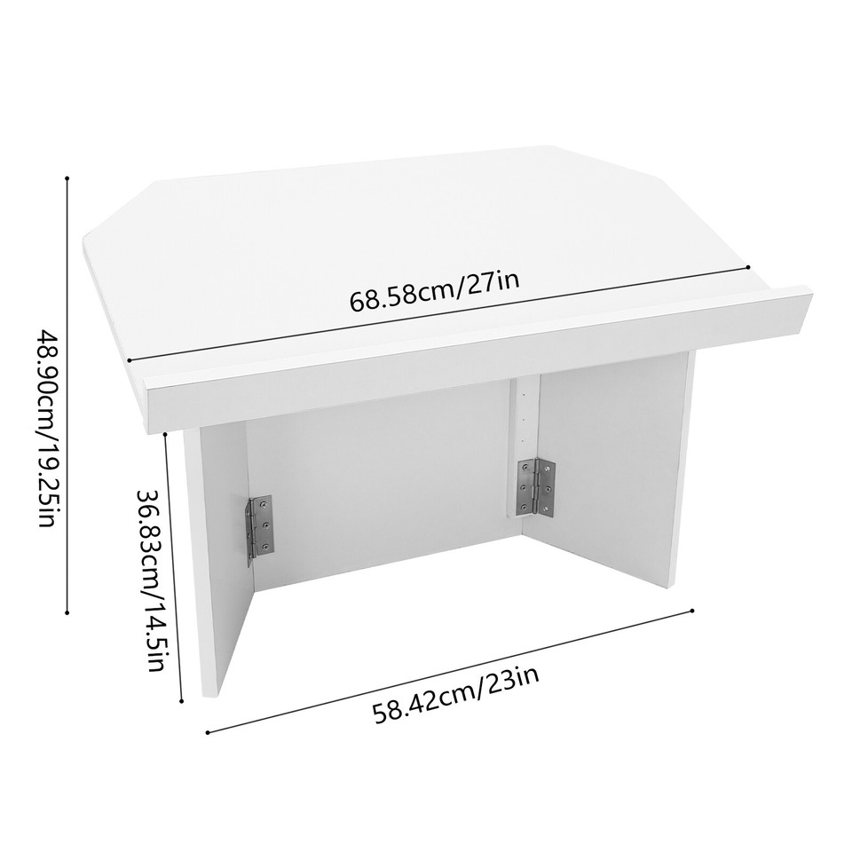 Foldable Tabletop Podium Portable Desktop Lectern Speaker Desk Lectern ...