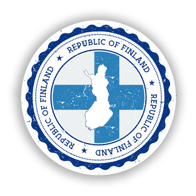 2 x Republic of Finland Vinyl Stickers Travel Luggage #7957Â | eBay UK