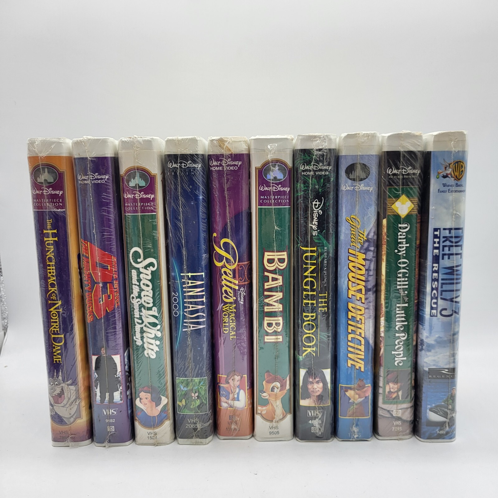 Vintage Walt Disney movie collection VHS clamshell sealed new 10 movie ...
