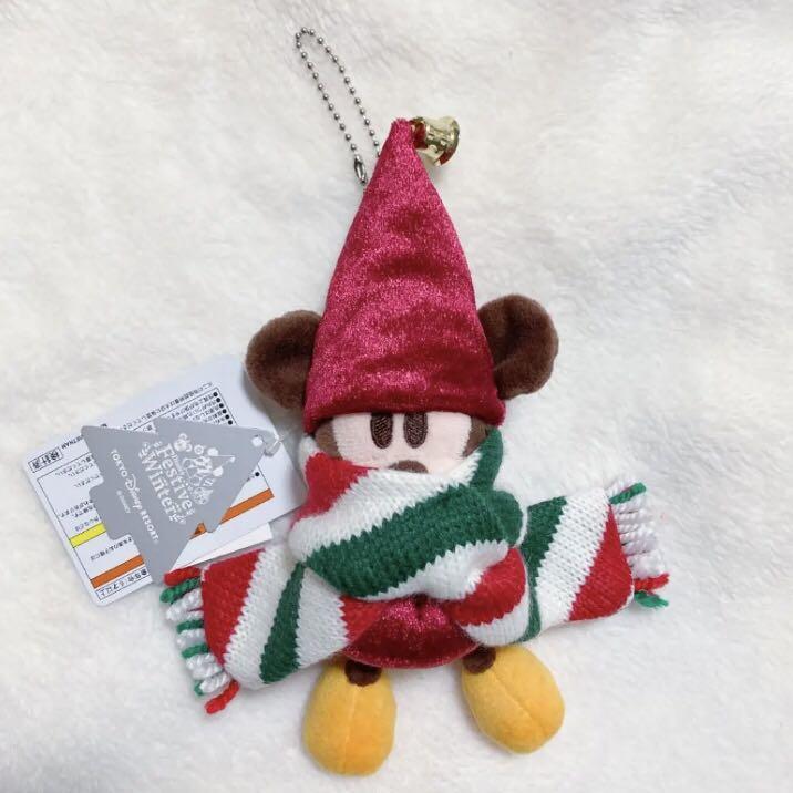 Tokyo Disney Resort Mickey Plush Badge Li’l RingRing 2021 Christmas New ...