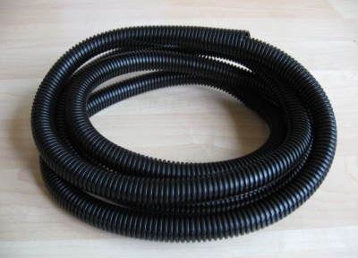 1/2" x 7ft Split Wire Conduit Flexible Protective Wire Wrap Black 13mm ...