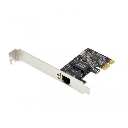 SYBA Realtek RTL8111 chipset Single Port Gigabit Ethernet PCI-e x1 ...